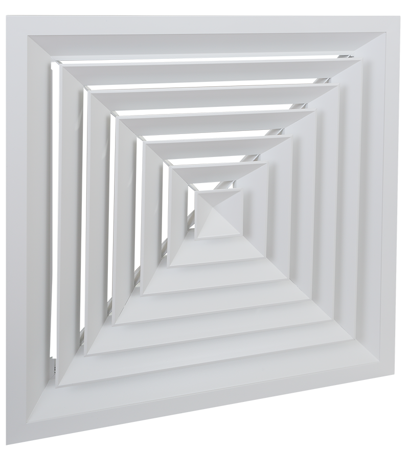 Square Ceiling Diffusers HVAC Air Vent Covers – Linear Air Diffusers