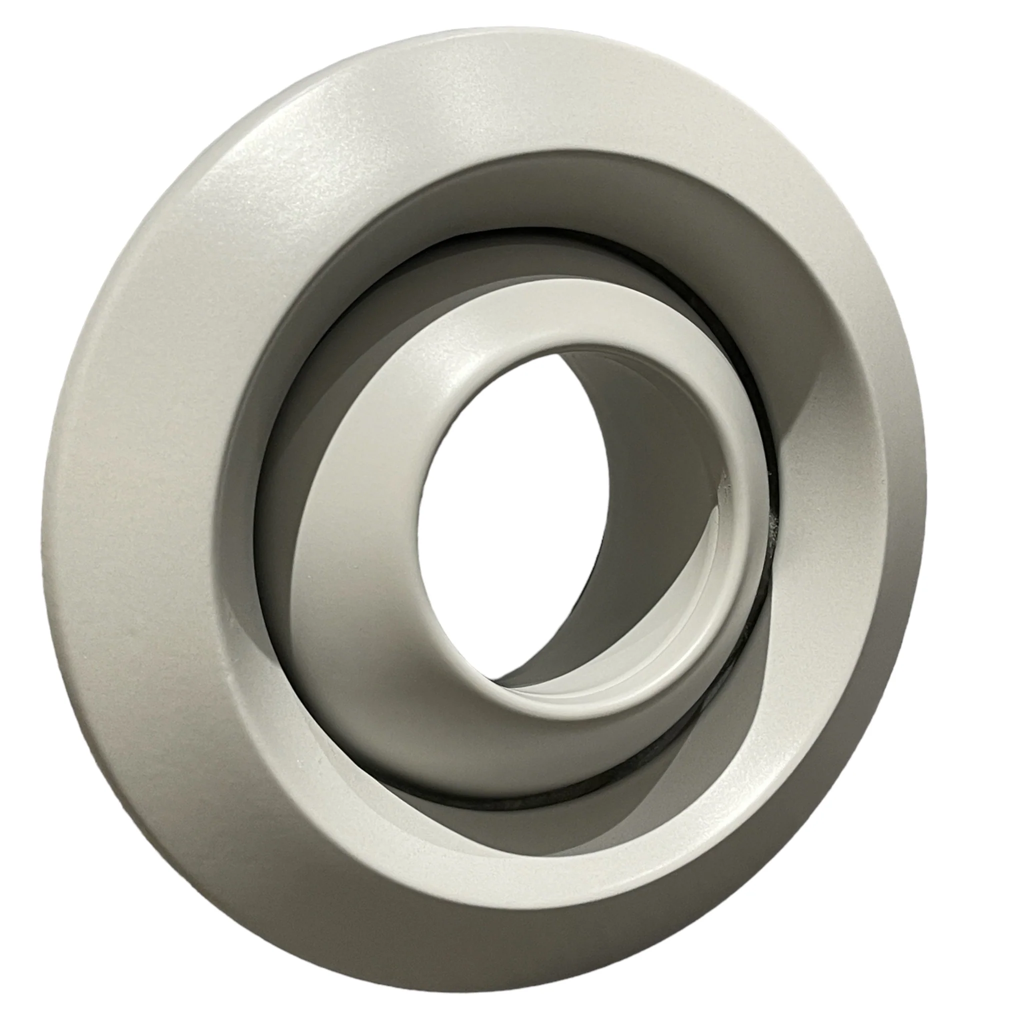 8" Industrial Grade Air Nozzle Diffuser With Damper (Grey) - Flo-Matri ...