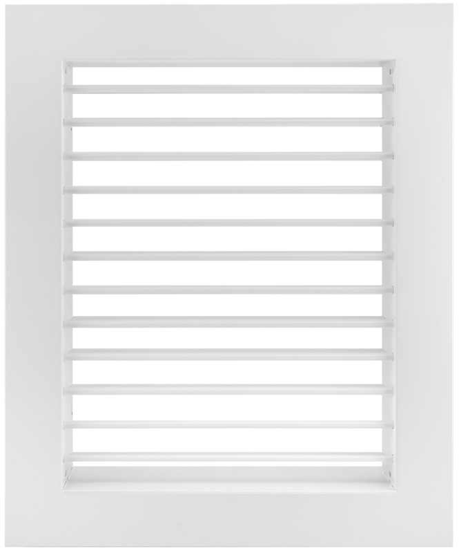 8x10" Single Deflection Grille / Register - Horizontal Blades Vent ...