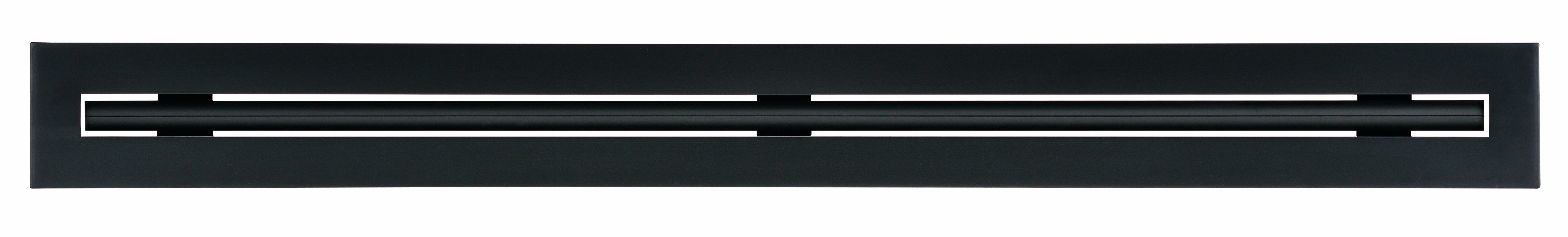 48" Linear Slot Diffuser Vent Cover (1 Slot with 25mm Opening) - Black ...