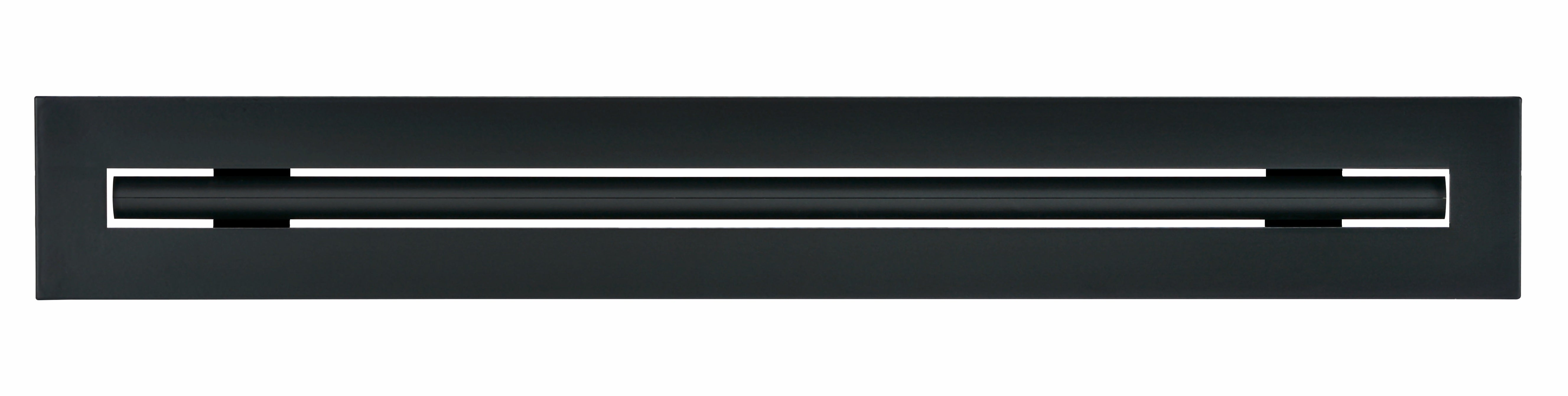 20" Linear Slot Diffuser Vent Cover (1 Slot with 25mm Opening) - Black ...