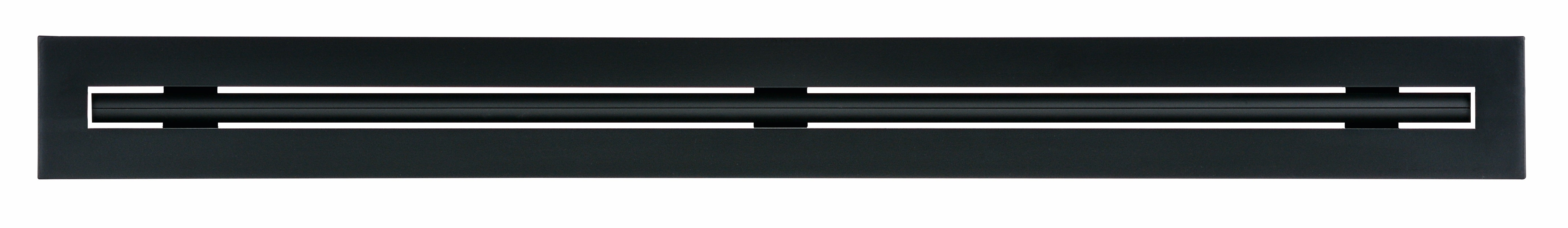 36" Linear Slot Diffuser Vent Cover (1 Slot with 25mm Opening) - Black ...