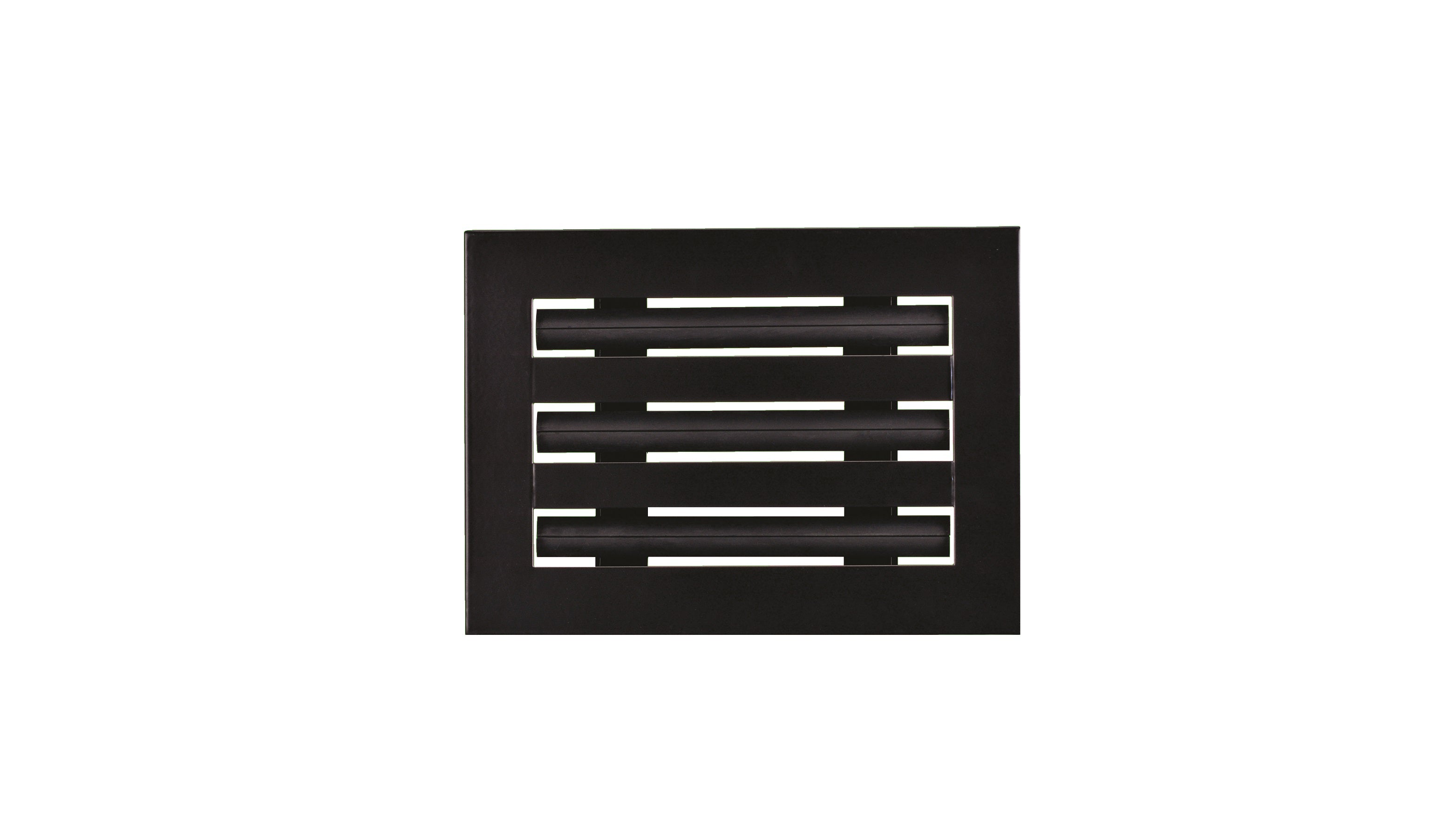 8x6" Linear Slot Diffuser - CASA Series Modern Vent Cover - Black ...
