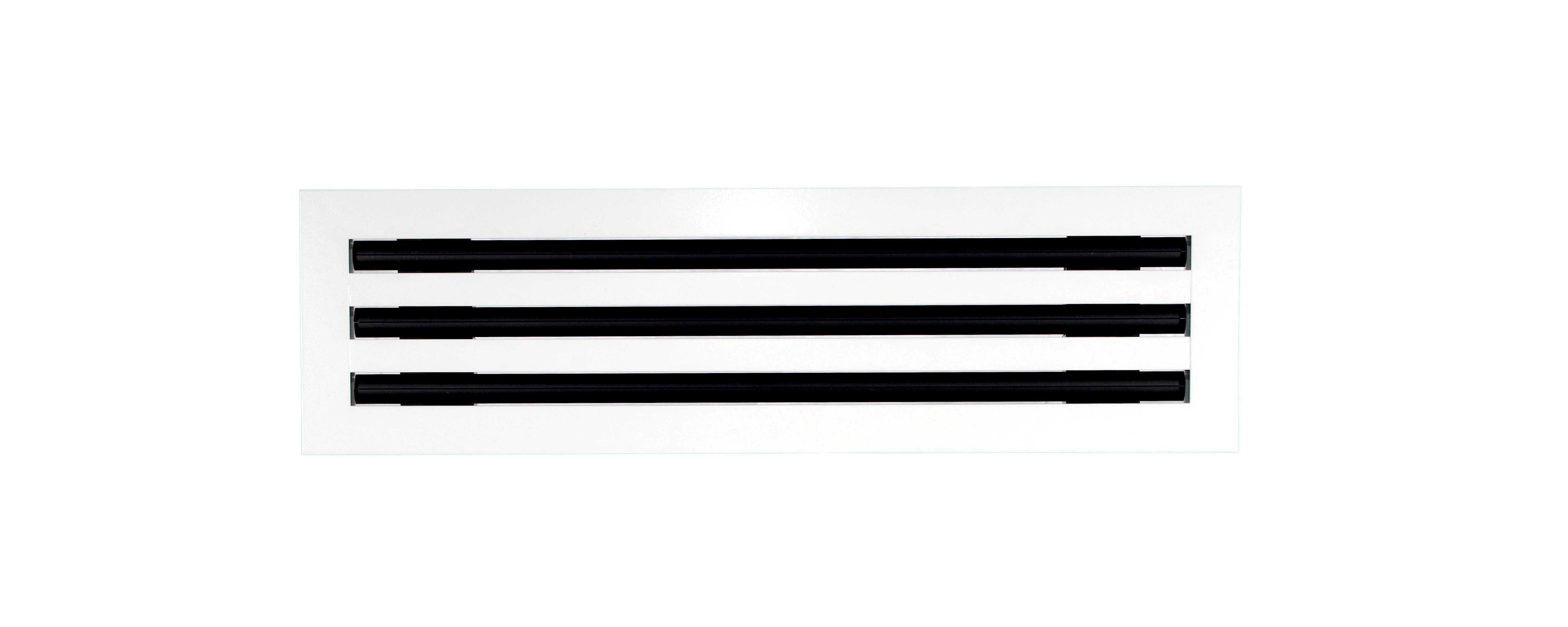 24" Three-Slot Linear Slot Diffuser | White Modern Vent Cover – Linear ...