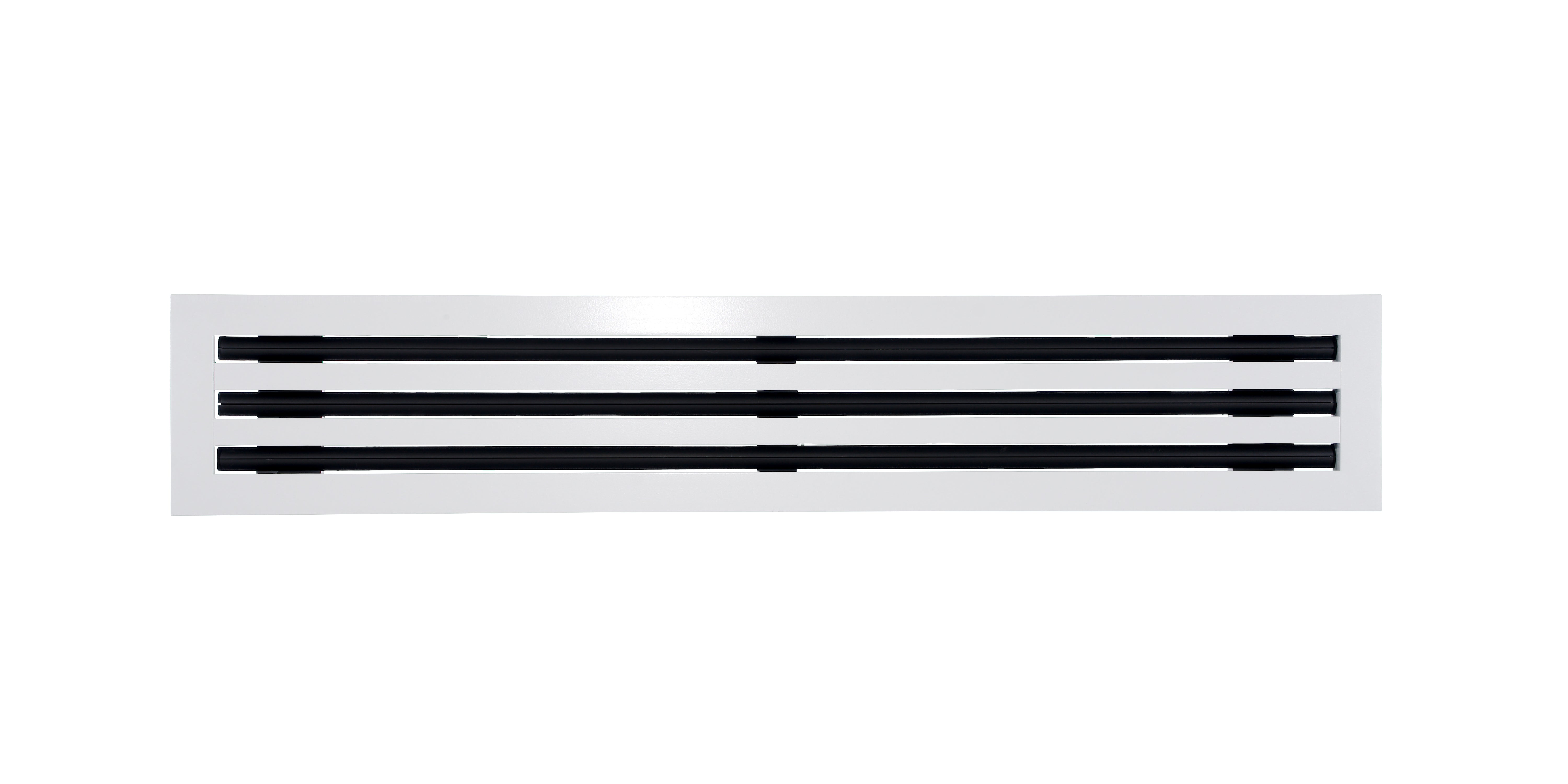 36" Three-Slot Linear Slot Diffuser | White Modern Vent Cover – Linear ...